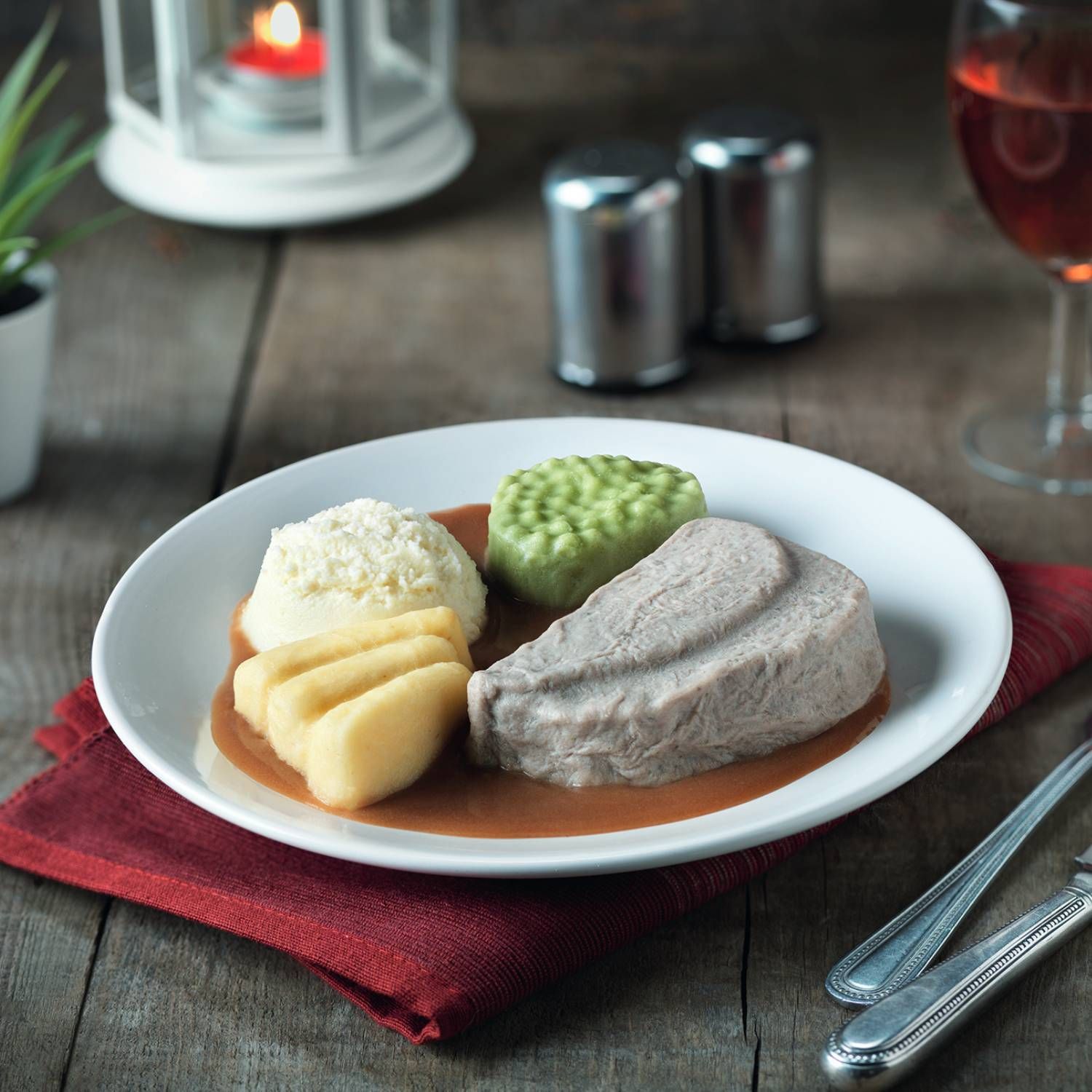 Puréed Lamb with Mint