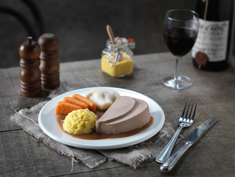 Puréed Roast Beef with Yorkshire Pudding & Mustard Mash | It's Made For You